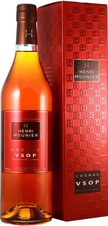 Коньяк Henri Mounier VSOP 0.7 л 40% в подарочной упаковке купить в ...