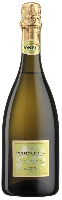 Игристое вино Donelli, Pignoletto Brut DOC - купить Шампанское и ...