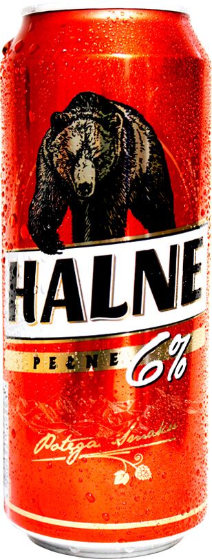 Упаковка пива Halne Jasne Pelne 6% 0.5 л x 24 шт - купить Пиво Halne в ...