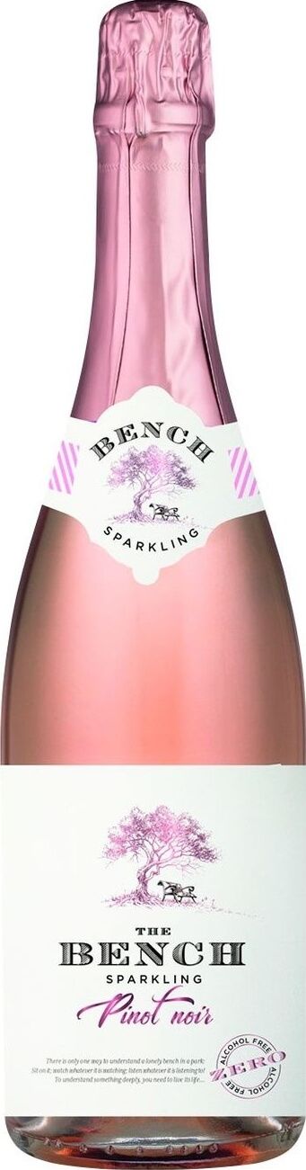 🍷 Вино игристое The Bench. Pinot Noir розовое безалкогольное 0,75 л ...